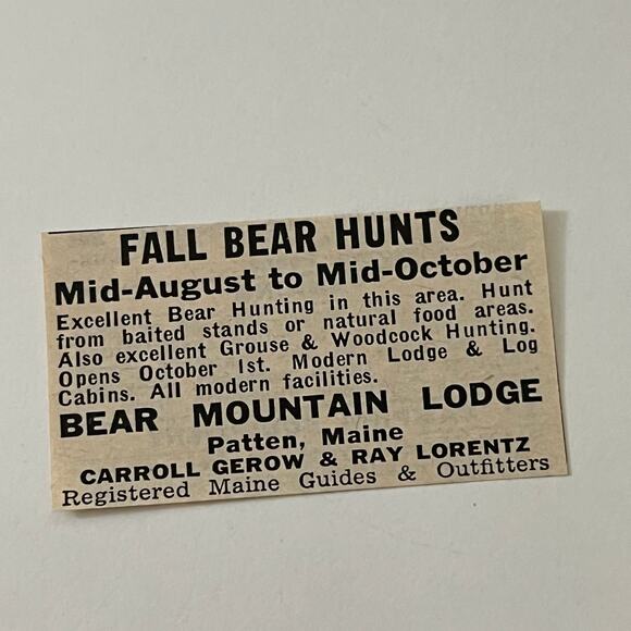None and/or Unknown | Other | Bear Mountain Lodge Carroll Gerow Ray ...